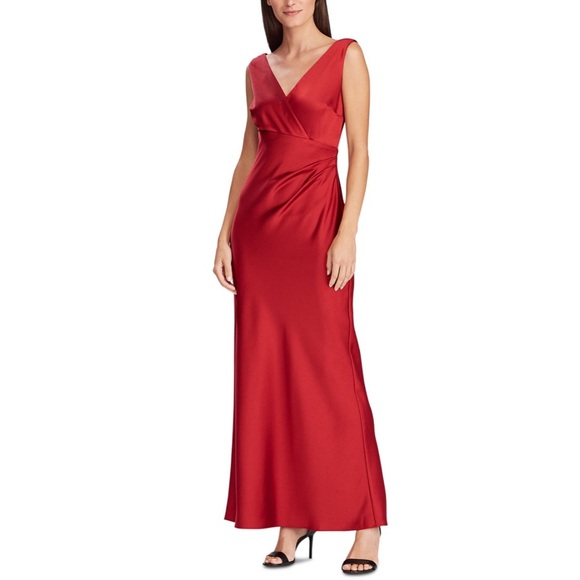 Lauren Ralph Lauren | Dresses | Lauren Ralph Lauren Red Dress Size 4 ...
